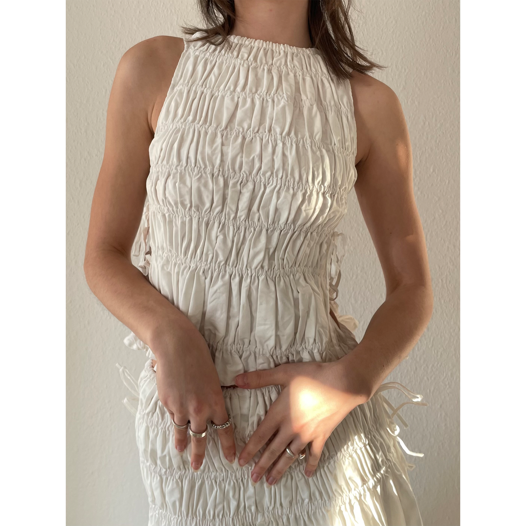 Shirred Ivy Top – Maison Mume