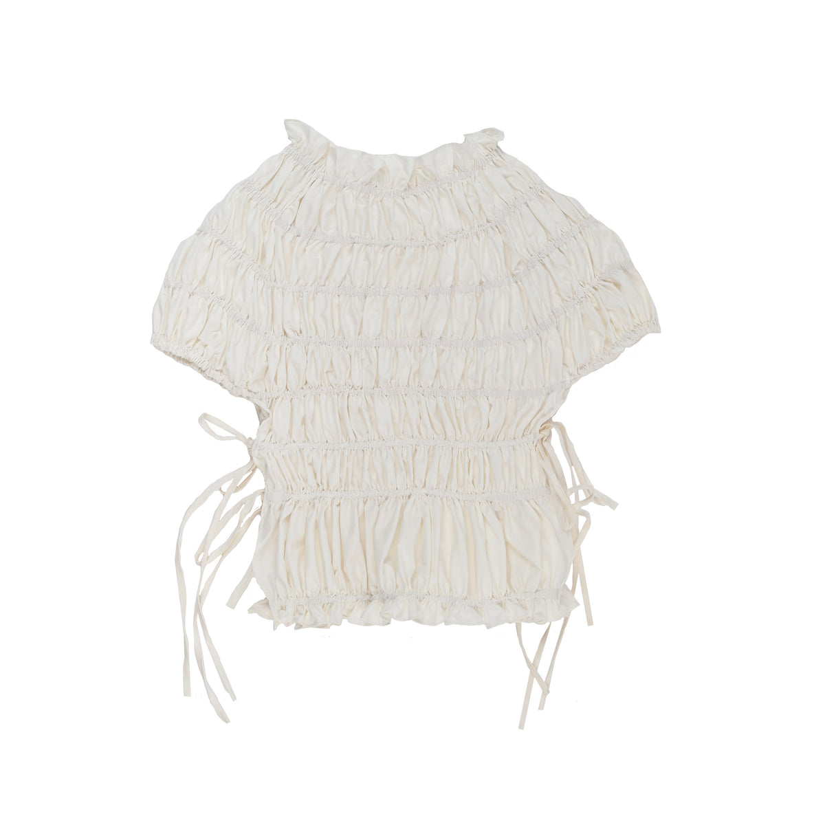 Shirred Caio Top – Maison Mume